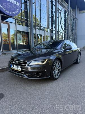 Black Audi A7 Sportback 2011 in Riga, with an engine capacity of 3.00 L and mileage of 0 thousand km for 11900 €, photo 3 on AUTOMOTO.COM.LV