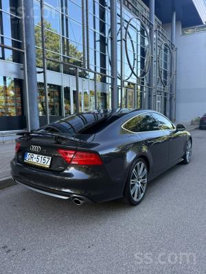 Black Audi A7 Sportback 2011 in Riga, with an engine capacity of 3.00 L and mileage of 0 thousand km for 11900 €, photo 4 on AUTOMOTO.COM.LV