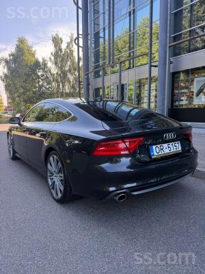 Black Audi A7 Sportback 2011 in Riga, with an engine capacity of 3.00 L and mileage of 0 thousand km for 11900 €, photo 5 on AUTOMOTO.COM.LV