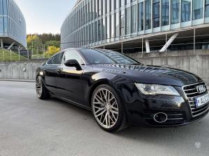 Melns Audi A7 Sportback 2011 Viļņa, ar dzinēja tilpumu 2.97 L un nobraukumu 290 tūkst. km par 14500 €, foto 3 vietnē AUTOMOTO.COM.LV