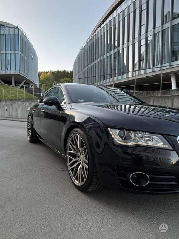 Melns Audi A7 Sportback 2011 Viļņa, ar dzinēja tilpumu 2.97 L un nobraukumu 290 tūkst. km par 14500 €, foto 3 vietnē AUTOMOTO.COM.LV
