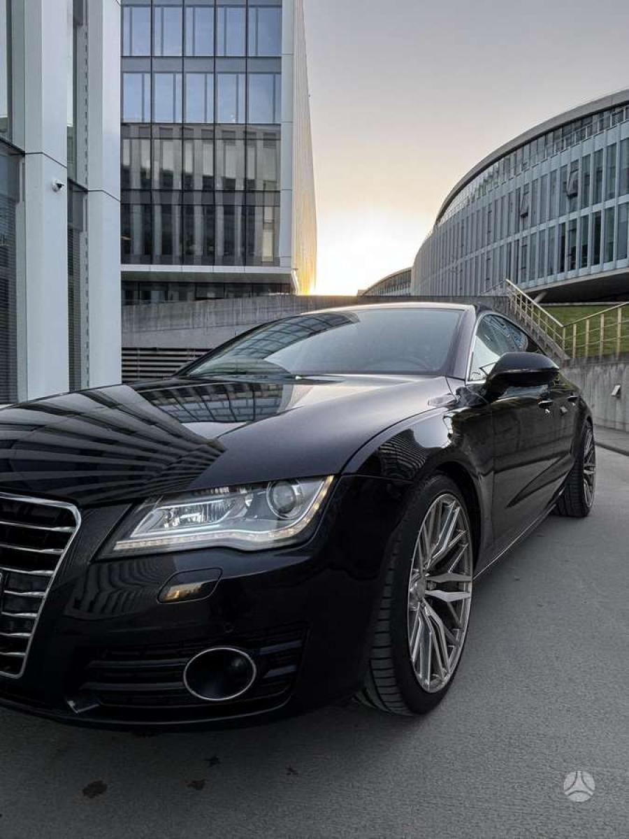 Melns Audi A7 Sportback 2011 Viļņa, ar dzinēja tilpumu 2.97 L un nobraukumu 290 tūkst. km par 14500 €, foto 5 vietnē AUTOMOTO.COM.LV