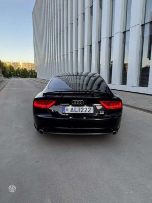 Melns Audi A7 Sportback 2011 Viļņa, ar dzinēja tilpumu 2.97 L un nobraukumu 290 tūkst. km par 14500 €, foto 8 vietnē AUTOMOTO.COM.LV