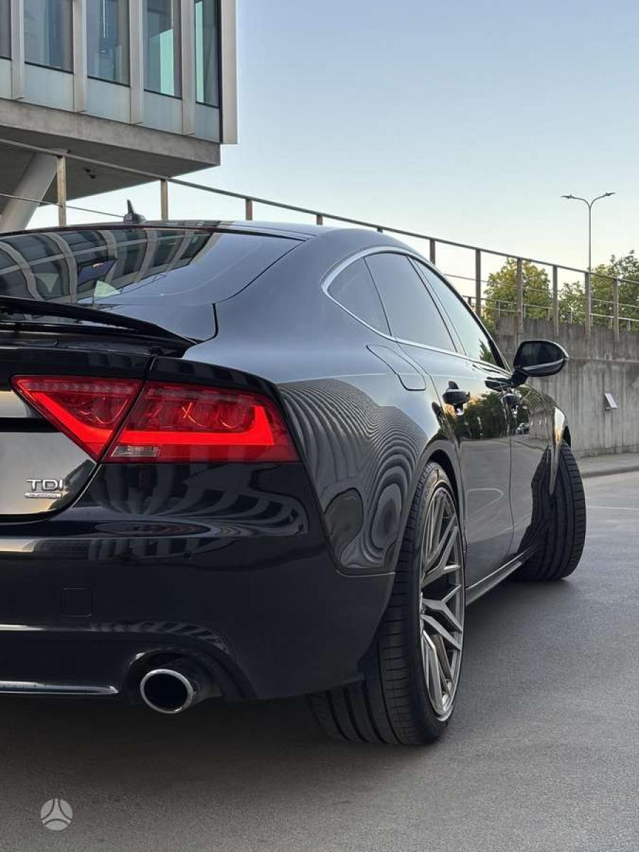Melns Audi A7 Sportback 2011 Viļņa, ar dzinēja tilpumu 2.97 L un nobraukumu 290 tūkst. km par 14500 €, foto 14 vietnē AUTOMOTO.COM.LV