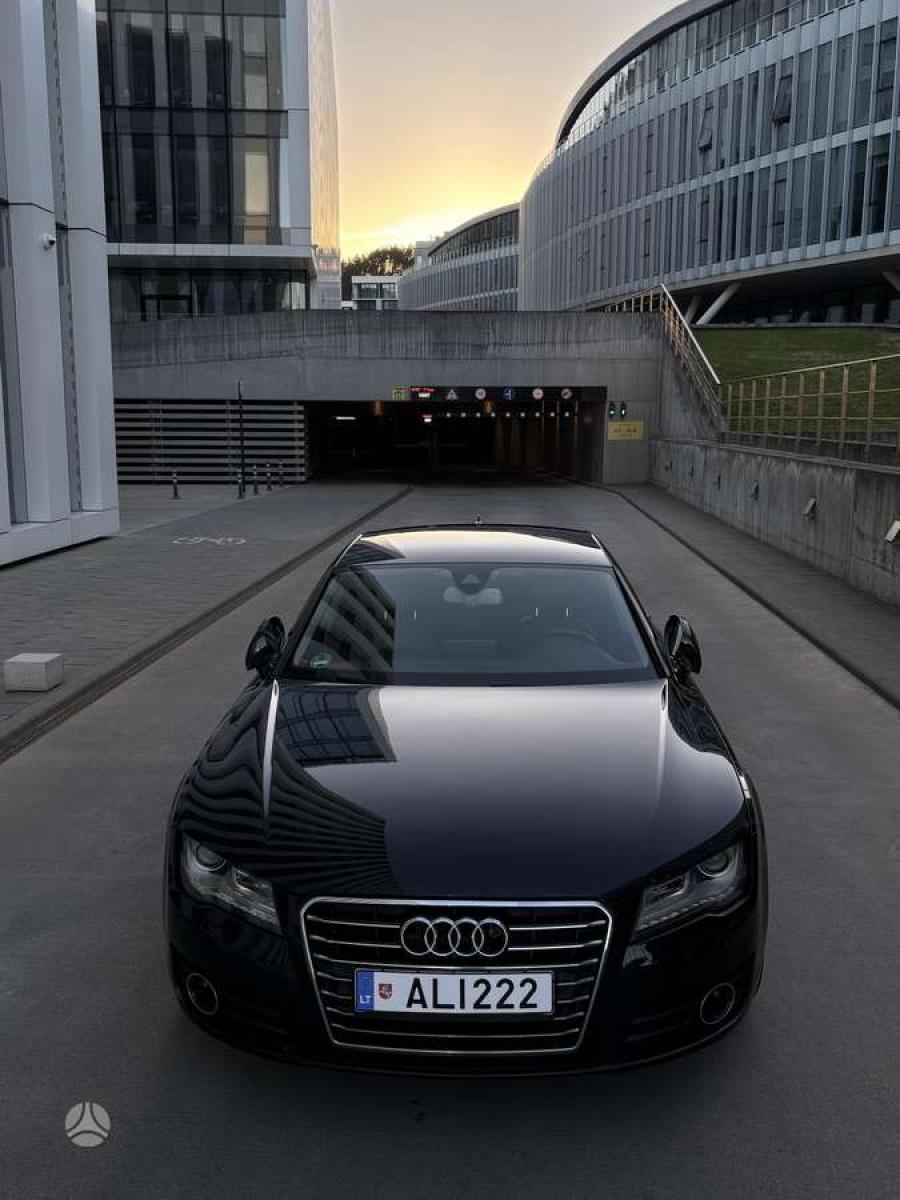 Melns Audi A7 Sportback 2011 Viļņa, ar dzinēja tilpumu 2.97 L un nobraukumu 290 tūkst. km par 14500 €, foto 15 vietnē AUTOMOTO.COM.LV