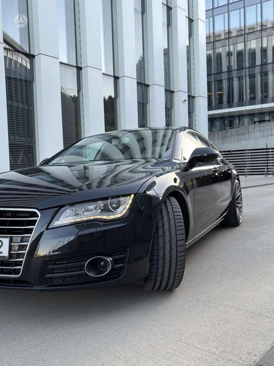Melns Audi A7 Sportback 2011 Viļņa, ar dzinēja tilpumu 2.97 L un nobraukumu 290 tūkst. km par 14500 €, foto 17 vietnē AUTOMOTO.COM.LV