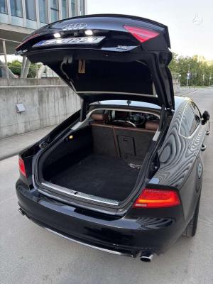 Melns Audi A7 Sportback 2011 Viļņa, ar dzinēja tilpumu 2.97 L un nobraukumu 290 tūkst. km par 14500 €, foto 18 vietnē AUTOMOTO.COM.LV
