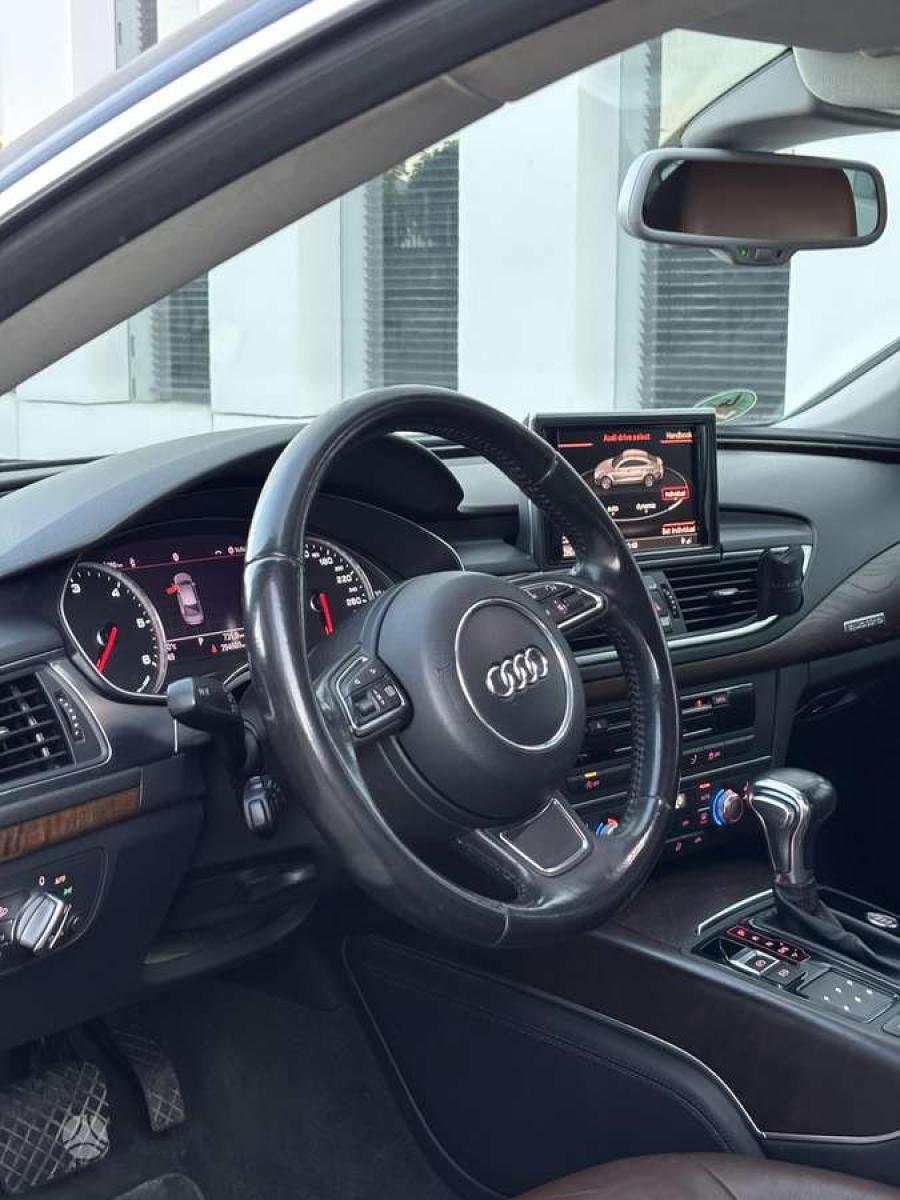 Melns Audi A7 Sportback 2011 Viļņa, ar dzinēja tilpumu 2.97 L un nobraukumu 290 tūkst. km par 14500 €, foto 19 vietnē AUTOMOTO.COM.LV