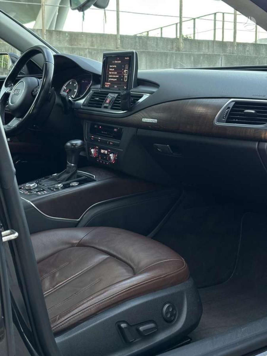 Melns Audi A7 Sportback 2011 Viļņa, ar dzinēja tilpumu 2.97 L un nobraukumu 290 tūkst. km par 14500 €, foto 22 vietnē AUTOMOTO.COM.LV