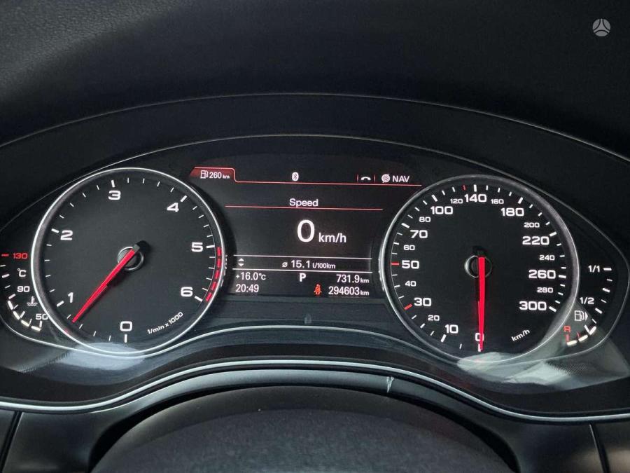 Melns Audi A7 Sportback 2011 Viļņa, ar dzinēja tilpumu 2.97 L un nobraukumu 290 tūkst. km par 14500 €, foto 23 vietnē AUTOMOTO.COM.LV