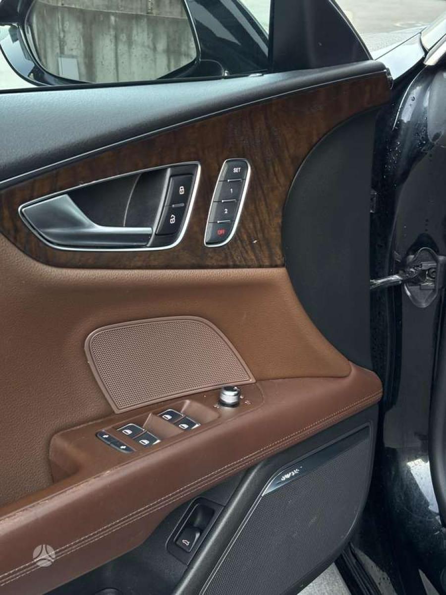 Melns Audi A7 Sportback 2011 Viļņa, ar dzinēja tilpumu 2.97 L un nobraukumu 290 tūkst. km par 14500 €, foto 25 vietnē AUTOMOTO.COM.LV
