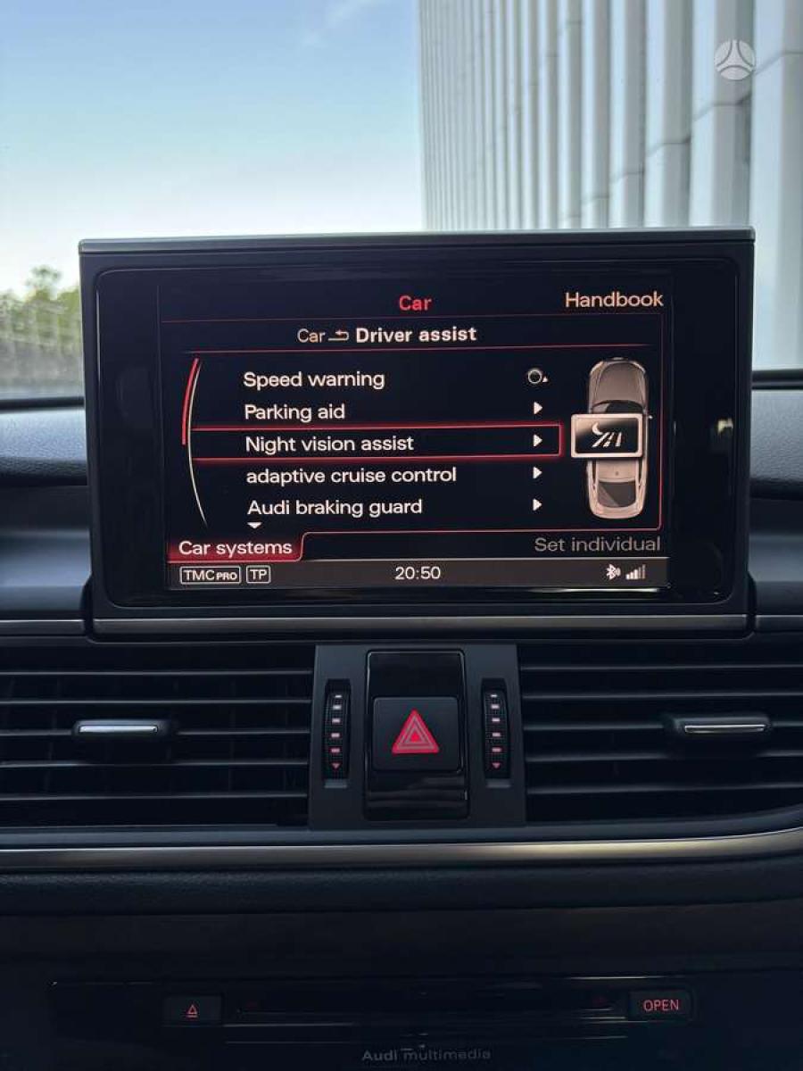 Melns Audi A7 Sportback 2011 Viļņa, ar dzinēja tilpumu 2.97 L un nobraukumu 290 tūkst. km par 14500 €, foto 28 vietnē AUTOMOTO.COM.LV