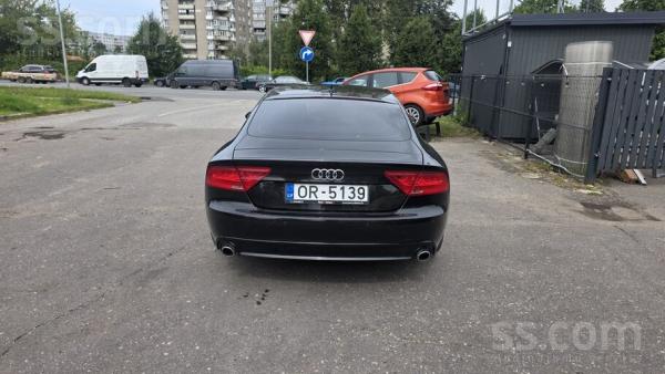 Melns Audi A7 Sportback 2011 Rīga, ar dzinēja tilpumu 3.00 L un nobraukumu 305 tūkst. km par 11490 €, foto 6 vietnē AUTOMOTO.COM.LV