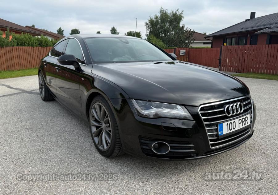 Black Audi A7 Sportback 2011 in Tartu, with an engine capacity of 3.00 L and mileage of 378 thousand km for 10800 €, photo 3 on AUTOMOTO.COM.LV