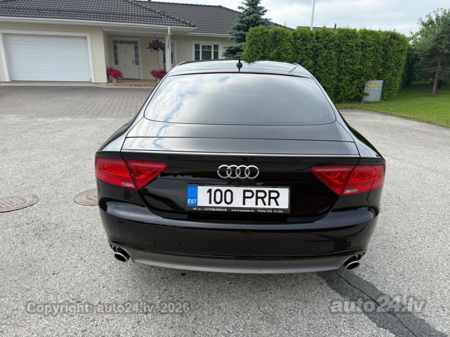 Black Audi A7 Sportback 2011 in Tartu, with an engine capacity of 3.00 L and mileage of 378 thousand km for 10800 €, photo 9 on AUTOMOTO.COM.LV