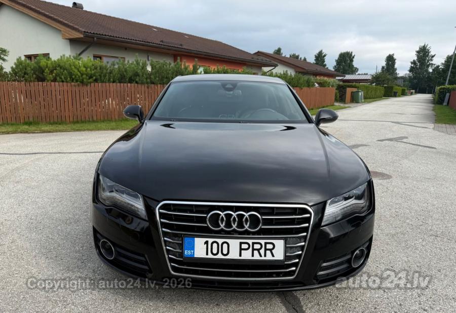 Black Audi A7 Sportback 2011 in Tartu, with an engine capacity of 3.00 L and mileage of 378 thousand km for 10800 €, photo 10 on AUTOMOTO.COM.LV