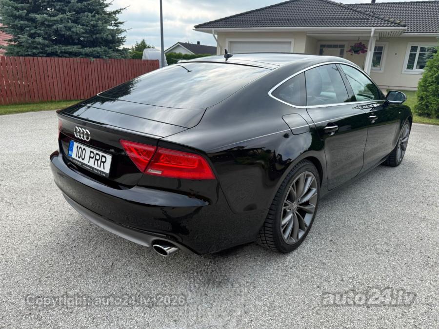 Black Audi A7 Sportback 2011 in Tartu, with an engine capacity of 3.00 L and mileage of 378 thousand km for 10800 €, photo 12 on AUTOMOTO.COM.LV