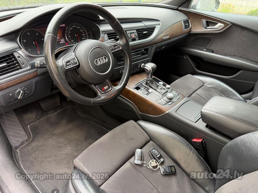 Black Audi A7 Sportback 2011 in Tartu, with an engine capacity of 3.00 L and mileage of 378 thousand km for 10800 €, photo 14 on AUTOMOTO.COM.LV