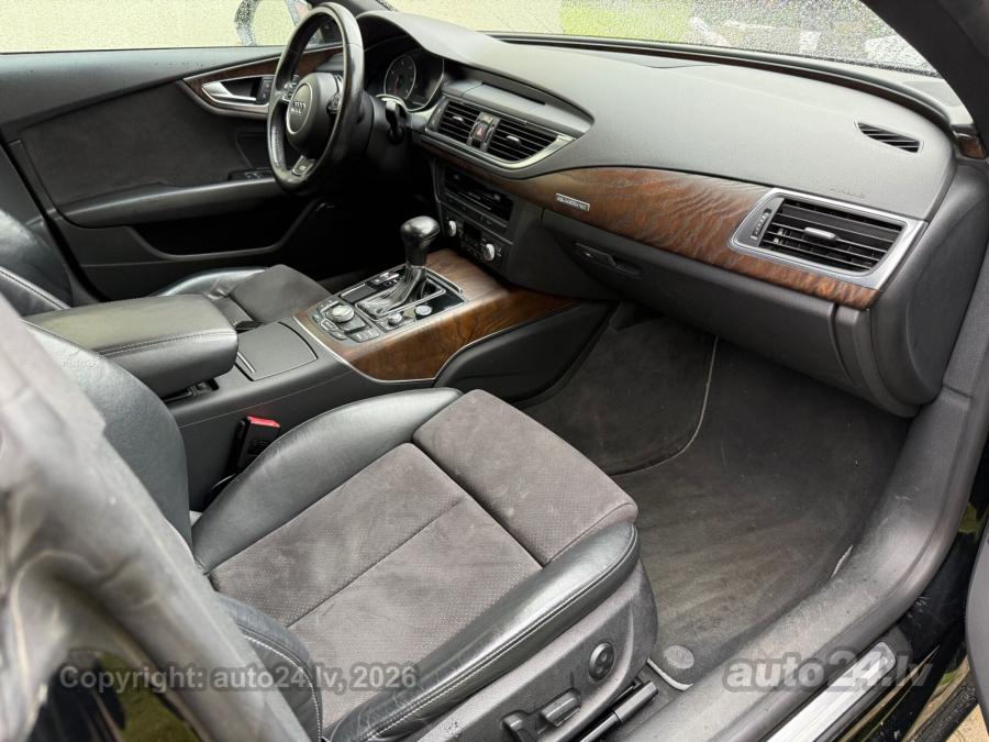Black Audi A7 Sportback 2011 in Tartu, with an engine capacity of 3.00 L and mileage of 378 thousand km for 10800 €, photo 15 on AUTOMOTO.COM.LV