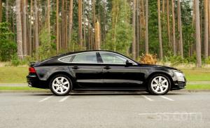 Black Audi A7 Sportback 2011 in Riga, with an engine capacity of 3.00 L and mileage of 305 thousand km for 11490 €, photo 10 on AUTOMOTO.COM.LV