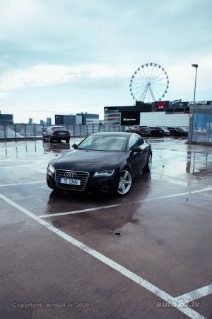 Melns Audi A7 Sportback 2011 Tallina, ar dzinēja tilpumu 3.00 L un nobraukumu 273 tūkst. km par 13500 €, foto  vietnē AUTOMOTO.COM.LV