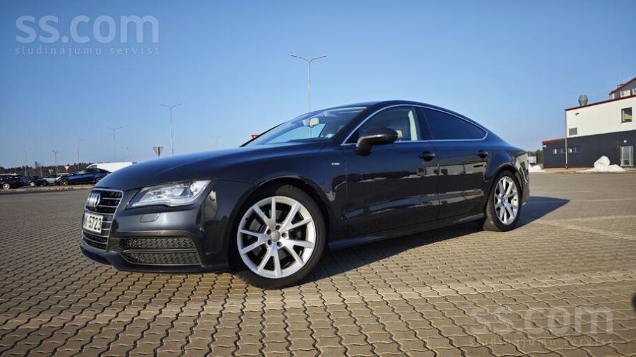 Melns Audi A7 Sportback 2012 Rīga, ar dzinēja tilpumu 3.00 L un nobraukumu 226 tūkst. km par 24880 €, foto 2 vietnē AUTOMOTO.COM.LV