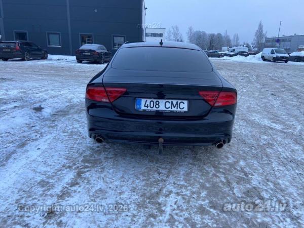Black Audi A7 Sportback 2012 in Parnu, with an engine capacity of 3.00 L and mileage of 326 thousand km for 13999 €, photo 2 on AUTOMOTO.COM.LV
