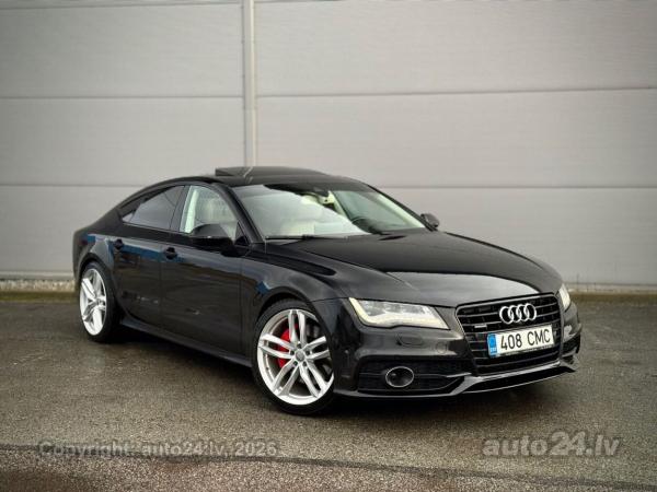 Melns Audi A7 Sportback 2012 Tallina, ar dzinēja tilpumu 3.00 L un nobraukumu 327 tūkst. km par 14999 €, foto 2 vietnē AUTOMOTO.COM.LV