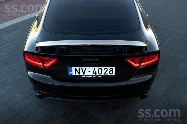Melns Audi A7 Sportback 2012 Rīga, ar dzinēja tilpumu 3.00 L un nobraukumu 427 tūkst. km par 10500 €, foto 6 vietnē AUTOMOTO.COM.LV