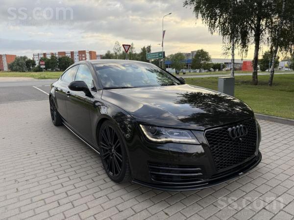 Melns Audi A7 Sportback 2012 Rīga, ar dzinēja tilpumu 3.00 L un nobraukumu 427 tūkst. km par 11400 €, foto 1 vietnē AUTOMOTO.COM.LV