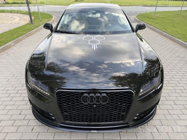 Melns Audi A7 Sportback 2012 Rīga, ar dzinēja tilpumu 3.00 L un nobraukumu 427 tūkst. km par 11400 €, foto 2 vietnē AUTOMOTO.COM.LV