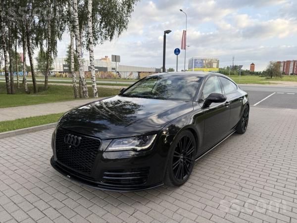 Melns Audi A7 Sportback 2012 Rīga, ar dzinēja tilpumu 3.00 L un nobraukumu 427 tūkst. km par 11400 €, foto 3 vietnē AUTOMOTO.COM.LV