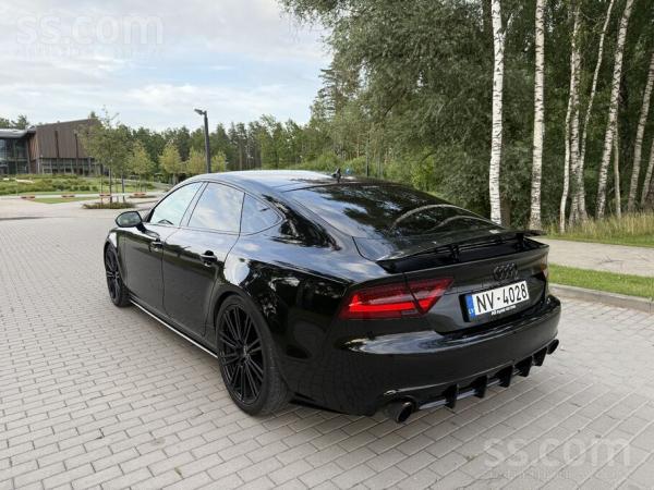 Melns Audi A7 Sportback 2012 Rīga, ar dzinēja tilpumu 3.00 L un nobraukumu 427 tūkst. km par 11400 €, foto 4 vietnē AUTOMOTO.COM.LV