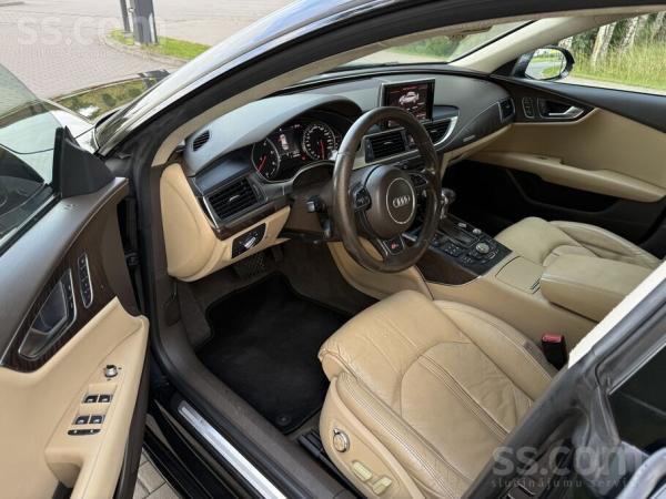 Melns Audi A7 Sportback 2012 Rīga, ar dzinēja tilpumu 3.00 L un nobraukumu 427 tūkst. km par 11400 €, foto 8 vietnē AUTOMOTO.COM.LV