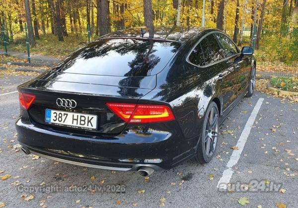 Melns Audi A7 Sportback 2012 Tallina, ar dzinēja tilpumu 3.00 L un nobraukumu 262 tūkst. km par 13900 €, foto 5 vietnē AUTOMOTO.COM.LV