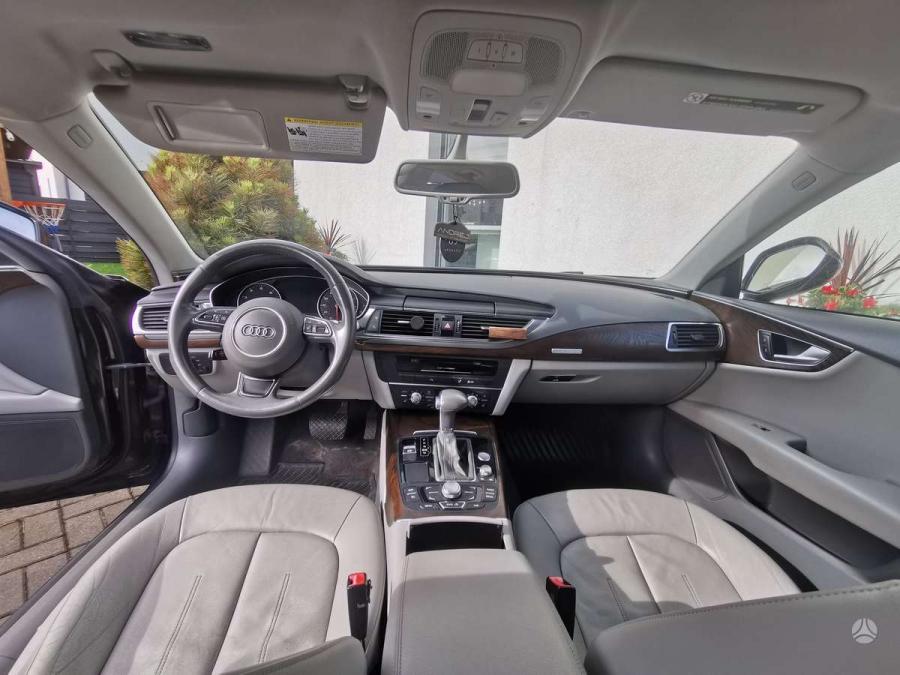 Melns Audi A7 Sportback 2012 Klaipėda, ar dzinēja tilpumu 3.00 L un nobraukumu 203 tūkst. km par 12500 €, foto 8 vietnē AUTOMOTO.COM.LV