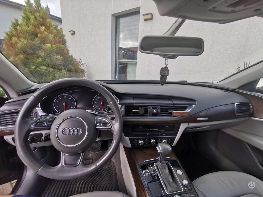 Melns Audi A7 Sportback 2012 Klaipėda, ar dzinēja tilpumu 3.00 L un nobraukumu 203 tūkst. km par 12500 €, foto 9 vietnē AUTOMOTO.COM.LV