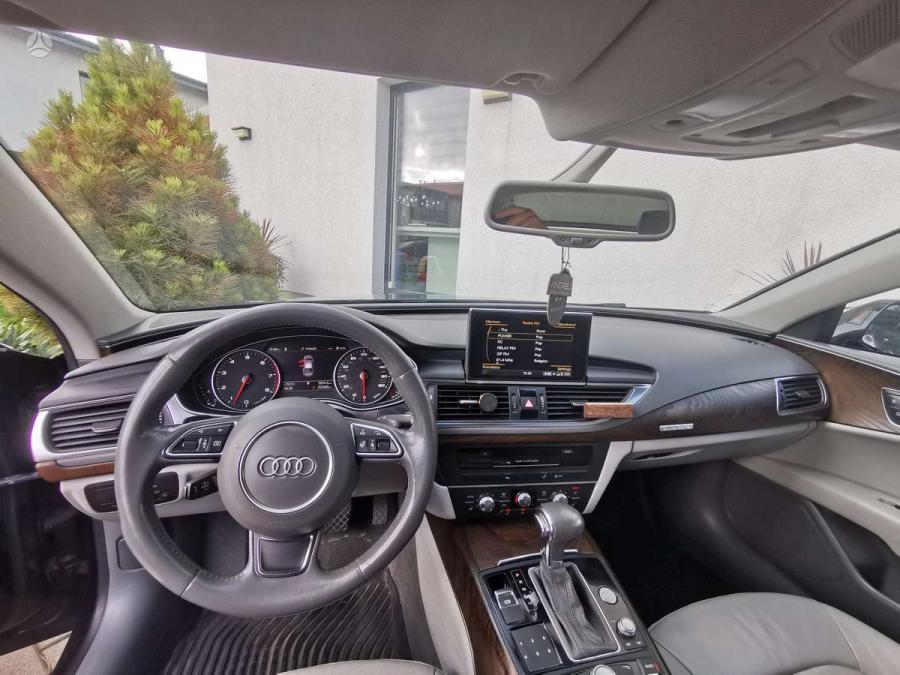 Melns Audi A7 Sportback 2012 Klaipėda, ar dzinēja tilpumu 3.00 L un nobraukumu 203 tūkst. km par 12500 €, foto 11 vietnē AUTOMOTO.COM.LV