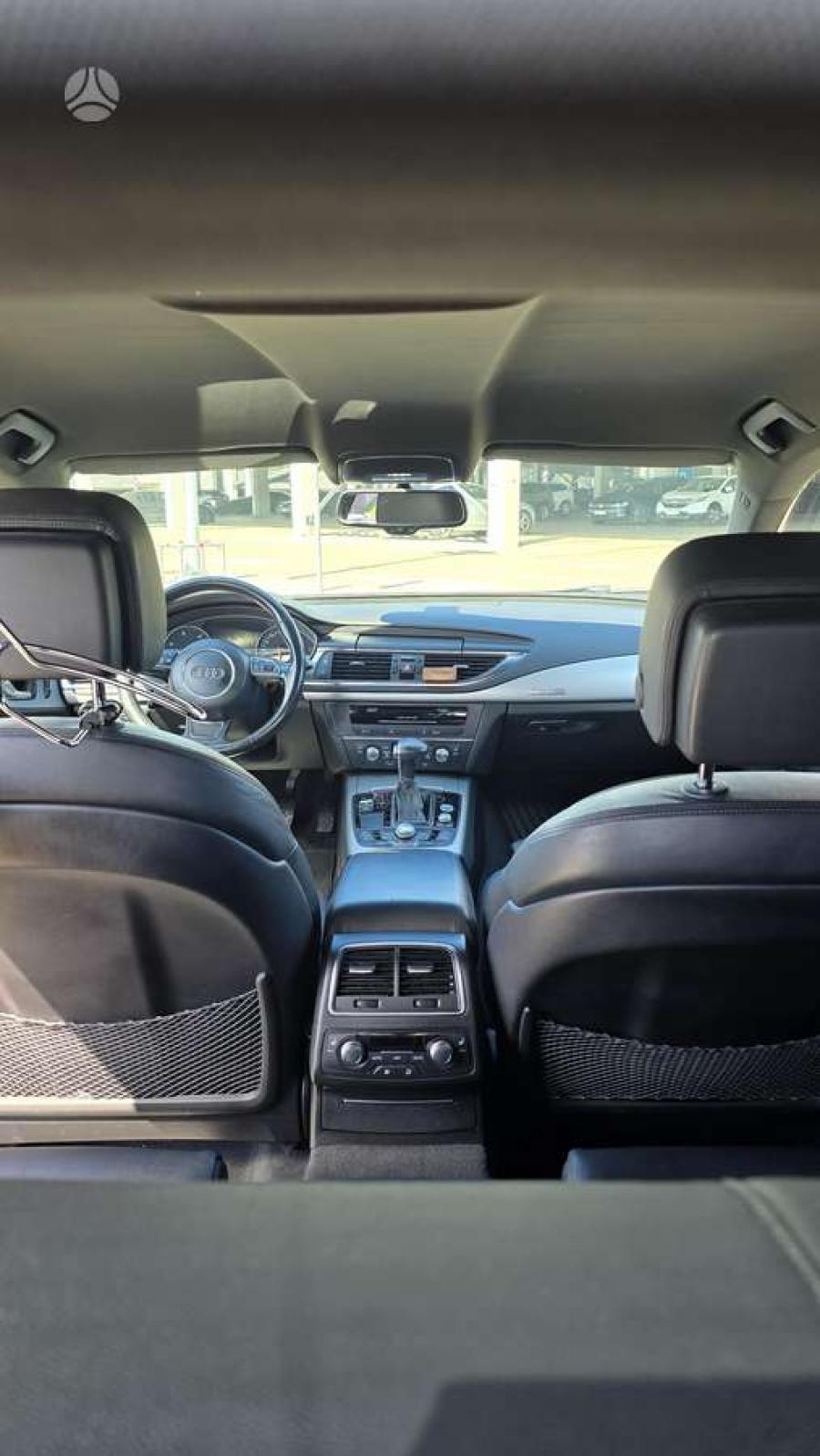 Black Audi A7 Sportback 2012 in Vilnius, with an engine capacity of 2.97 L and mileage of 235 thousand km for 12900 €, photo 9 on AUTOMOTO.COM.LV