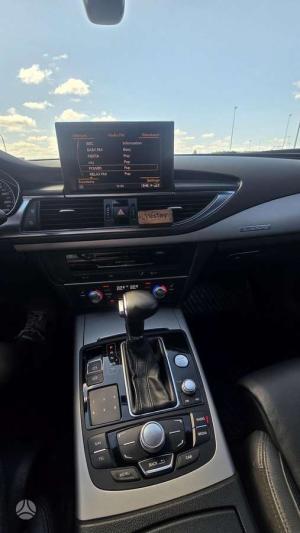 Black Audi A7 Sportback 2012 in Vilnius, with an engine capacity of 2.97 L and mileage of 235 thousand km for 12900 €, photo 13 on AUTOMOTO.COM.LV