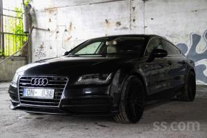 Melns Audi A7 Sportback 2012 Daugavpils, ar dzinēja tilpumu 3.00 L un nobraukumu 308 tūkst. km par 13500 €, foto 6 vietnē AUTOMOTO.COM.LV
