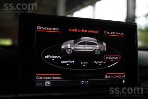 Melns Audi A7 Sportback 2012 Daugavpils, ar dzinēja tilpumu 3.00 L un nobraukumu 308 tūkst. km par 13500 €, foto 19 vietnē AUTOMOTO.COM.LV