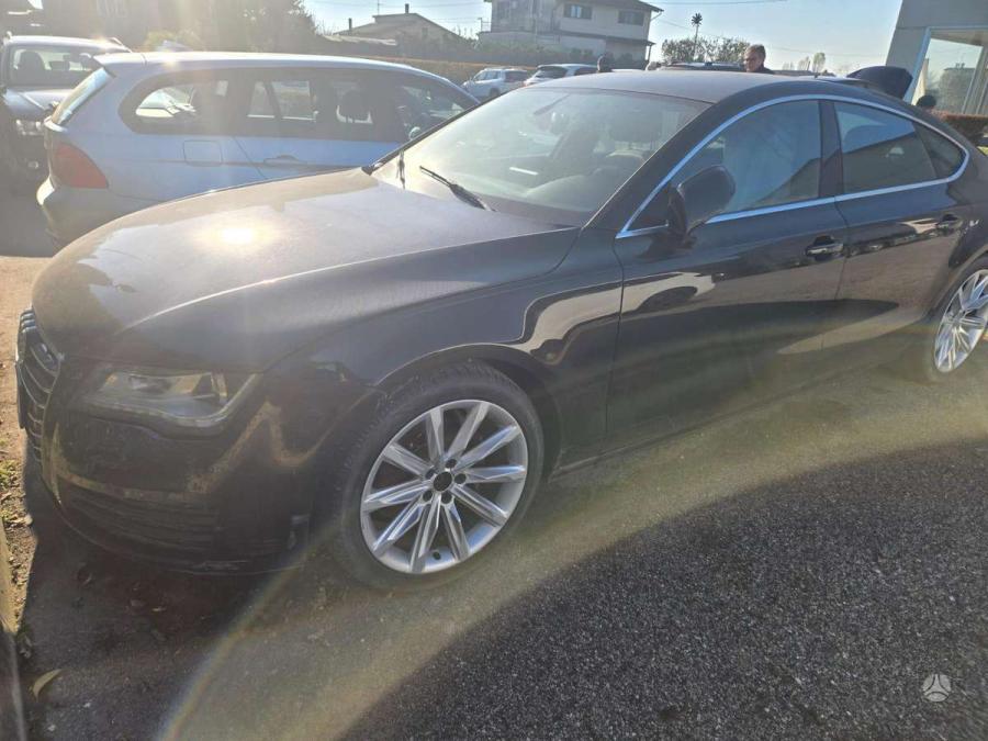 Melns Audi A7 Sportback 2013 Ukmergė, ar dzinēja tilpumu 3.00 L un nobraukumu 222 tūkst. km par 8300 €, foto 1 vietnē AUTOMOTO.COM.LV