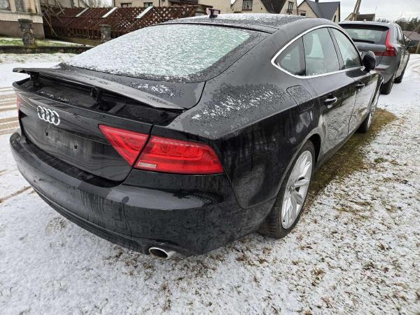 Black Audi A7 Sportback 2013 in Ukmerge, with an engine capacity of 3.00 L and mileage of 222 thousand km for 8300 €, photo 7 on AUTOMOTO.COM.LV