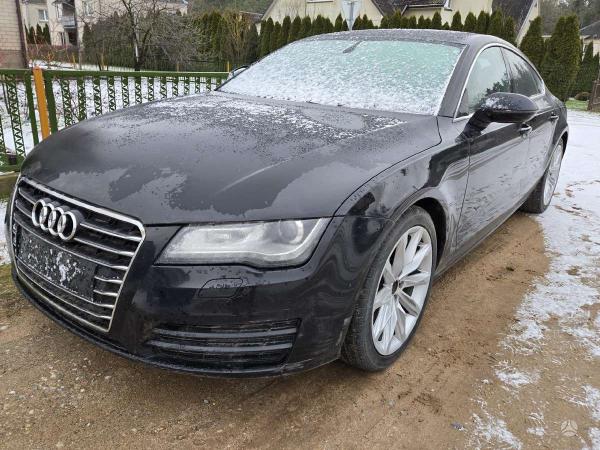 Black Audi A7 Sportback 2013 in Ukmerge, with an engine capacity of 3.00 L and mileage of 222 thousand km for 8300 €, photo 8 on AUTOMOTO.COM.LV