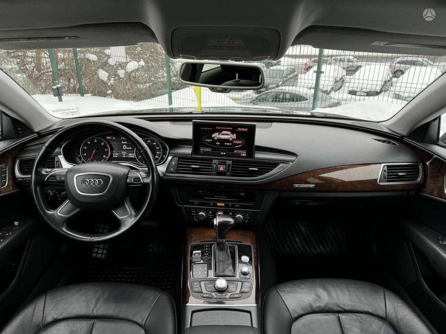 Black Audi A7 Sportback 2013 in Vilnius, with an engine capacity of 3.00 L and mileage of 218 thousand km for 11700 €, photo 10 on AUTOMOTO.COM.LV