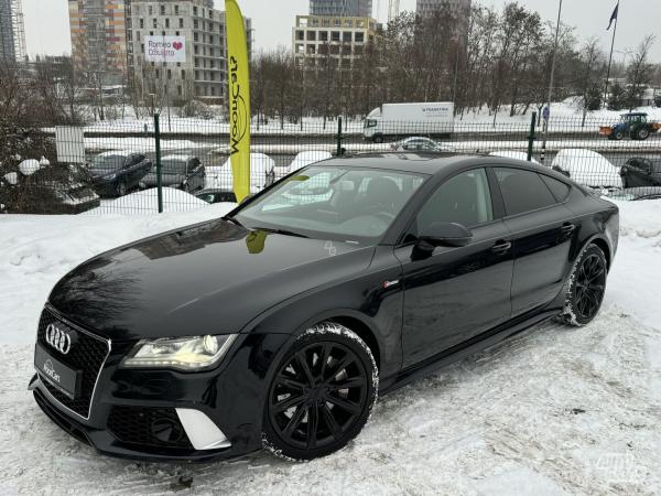 Black Audi A7 Sportback 2013 in Vilnius, with an engine capacity of 3.00 L and mileage of 218 thousand km for 11700 €, photo 1 on AUTOMOTO.COM.LV