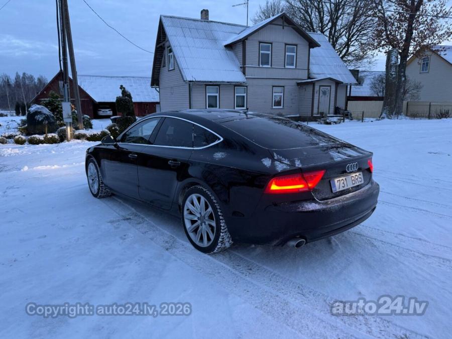 Black Audi A7 Sportback 2013 in Tartu, with an engine capacity of 3.00 L and mileage of 220 thousand km for 12990 €, photo 3 on AUTOMOTO.COM.LV
