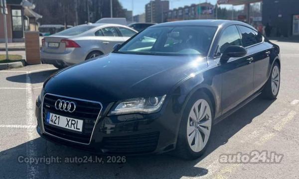 Black Audi A7 Sportback 2013 in Tallinn, with an engine capacity of 3.00 L and mileage of 208 thousand km for 13500 €, photo 2 on AUTOMOTO.COM.LV