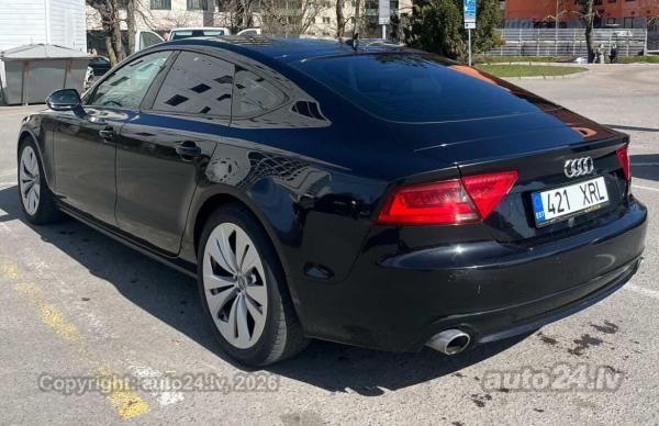 Black Audi A7 Sportback 2013 in Tallinn, with an engine capacity of 3.00 L and mileage of 208 thousand km for 13500 €, photo 6 on AUTOMOTO.COM.LV